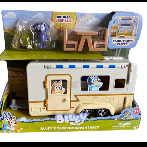 Toys | Bluey New In Box Bluey Jean Lucs Caravan Adventure Play Set ...